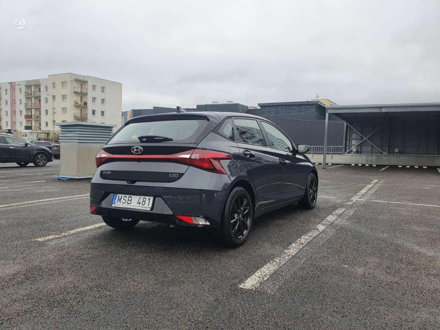 Grey Hyundai i20 2021 in Vilnius, with an engine capacity of 1.00 L and mileage of 53 thousand km for 12900 €, photo 13 on AUTOMOTO.COM.LV