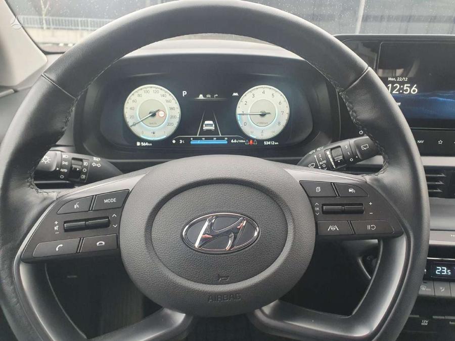 Grey Hyundai i20 2021 in Vilnius, with an engine capacity of 1.00 L and mileage of 53 thousand km for 12900 €, photo 25 on AUTOMOTO.COM.LV