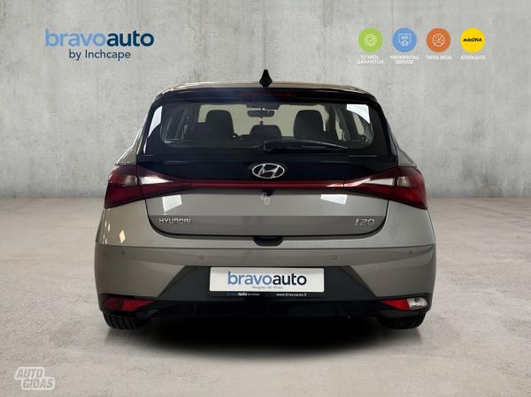 Grey Hyundai i20 2021 in Vilnius, with an engine capacity of 1.00 L and mileage of 53 thousand km for 13950 €, photo 4 on AUTOMOTO.COM.LV