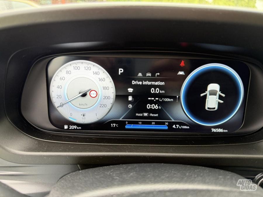 Pelēks Hyundai i20 2021 Viļņa, ar dzinēja tilpumu 1.00 L un nobraukumu 77 tūkst. km par 12990 €, foto 12 vietnē AUTOMOTO.COM.LV