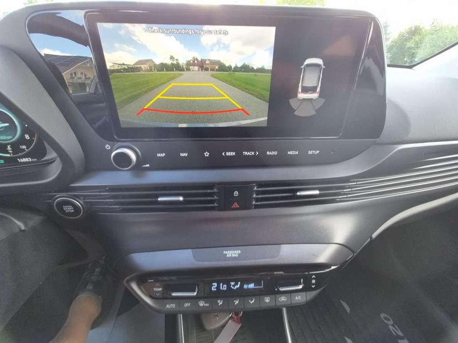 Pelēks Hyundai i20 2021 Šauļi, ar dzinēja tilpumu 1.00 L un nobraukumu 17 tūkst. km par 11200 €, foto 23 vietnē AUTOMOTO.COM.LV