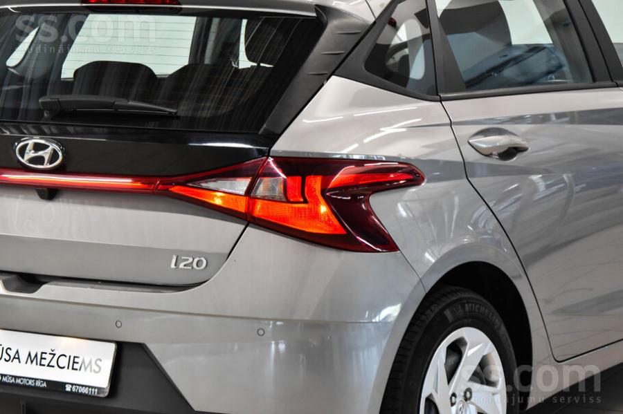 Pelēks Hyundai i20 2022 Rīga, ar dzinēja tilpumu 1.00 L un nobraukumu 69 tūkst. km par 12690 €, foto 11 vietnē AUTOMOTO.COM.LV