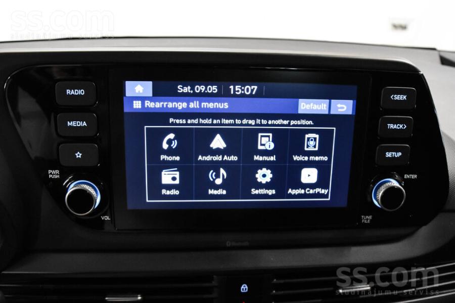Pelēks Hyundai i20 2022 Rīga, ar dzinēja tilpumu 1.00 L un nobraukumu 69 tūkst. km par 12690 €, foto 26 vietnē AUTOMOTO.COM.LV