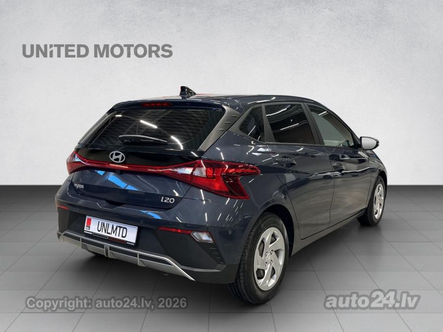 Pelēks Hyundai i20 2023 Tallina, ar dzinēja tilpumu 1.20 L un nobraukumu 26 tūkst. km par 13900 €, foto 7 vietnē AUTOMOTO.COM.LV