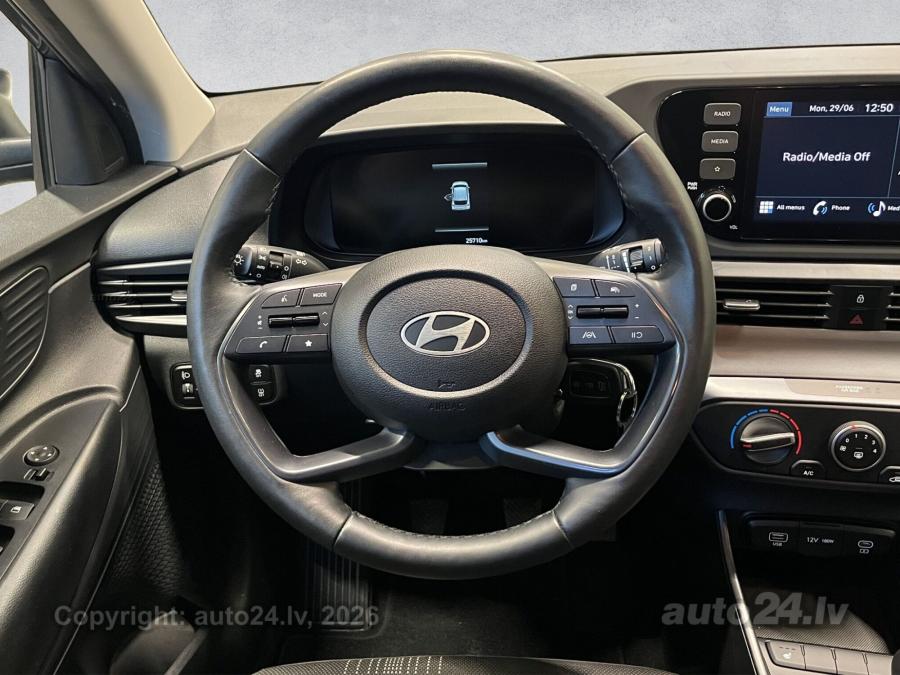 Pelēks Hyundai i20 2023 Tallina, ar dzinēja tilpumu 1.20 L un nobraukumu 26 tūkst. km par 13900 €, foto 12 vietnē AUTOMOTO.COM.LV