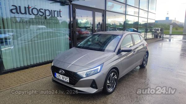 Grey Hyundai i20 2023 in Tallinn, with an engine capacity of 1.00 L and mileage of 64 thousand km for 15990 €, photo 1 on AUTOMOTO.COM.LV