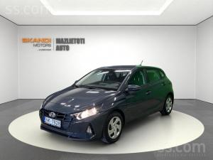 Grey Hyundai i20 2023 in Riga, with an engine capacity of 1.20 L and mileage of 50 thousand km for 12290 €, photo  on AUTOMOTO.COM.LV