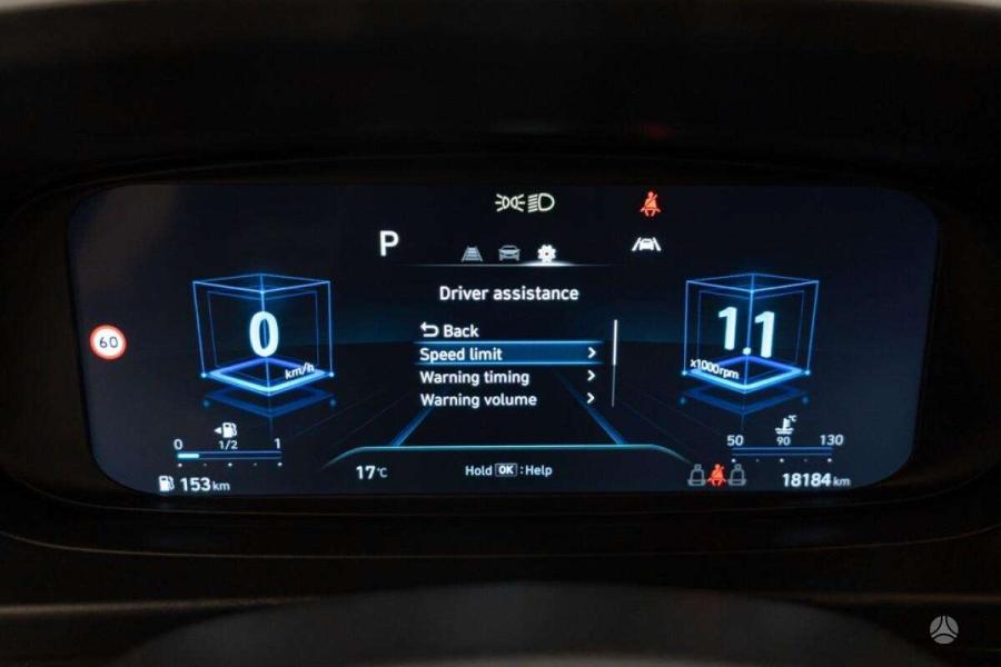 Grey Hyundai i20 2022 in Vilnius, with an engine capacity of 1.00 L and mileage of 18 thousand km for 13950 €, photo 14 on AUTOMOTO.COM.LV