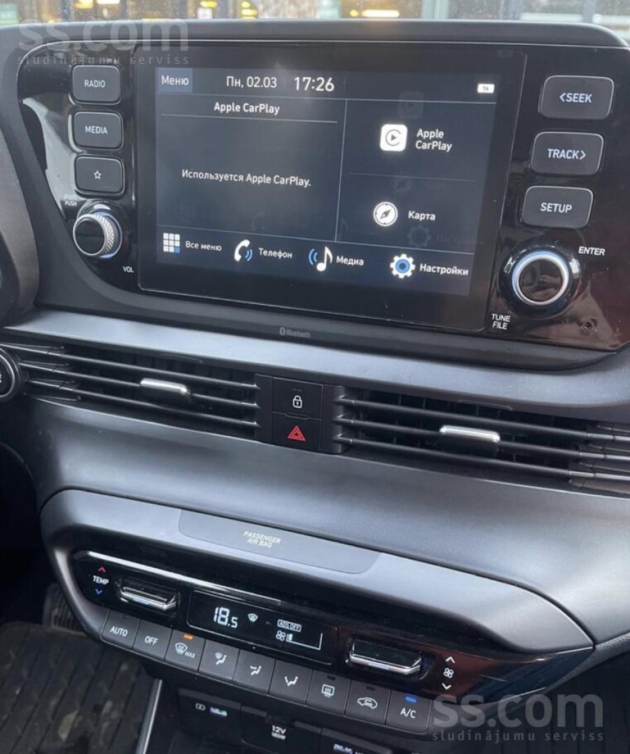 Hyundai i20 2021 in Riga, with an engine capacity of 1.00 L and mileage of 42 thousand km for 11700 €, photo 6 on AUTOMOTO.COM.LV