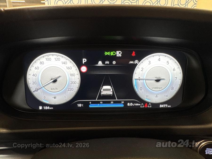 Hyundai i20 2024 in Tallinn, with an engine capacity of 1.00 L and mileage of 8 thousand km for 18900 €, photo 12 on AUTOMOTO.COM.LV