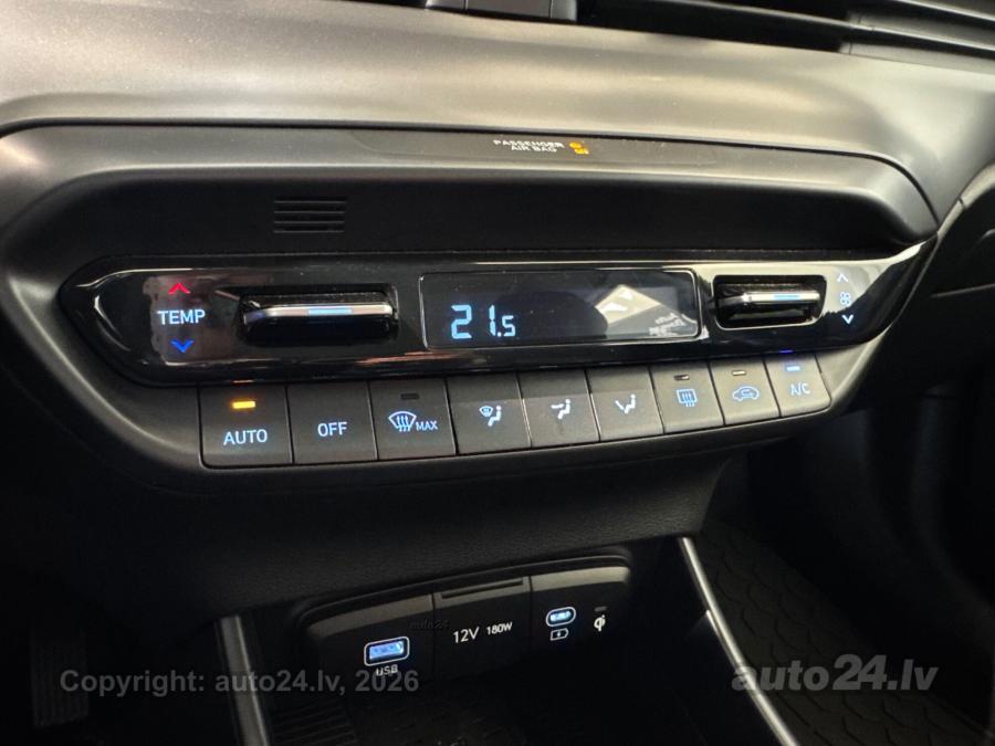 Hyundai i20 2024 in Tallinn, with an engine capacity of 1.00 L and mileage of 8 thousand km for 18900 €, photo 15 on AUTOMOTO.COM.LV