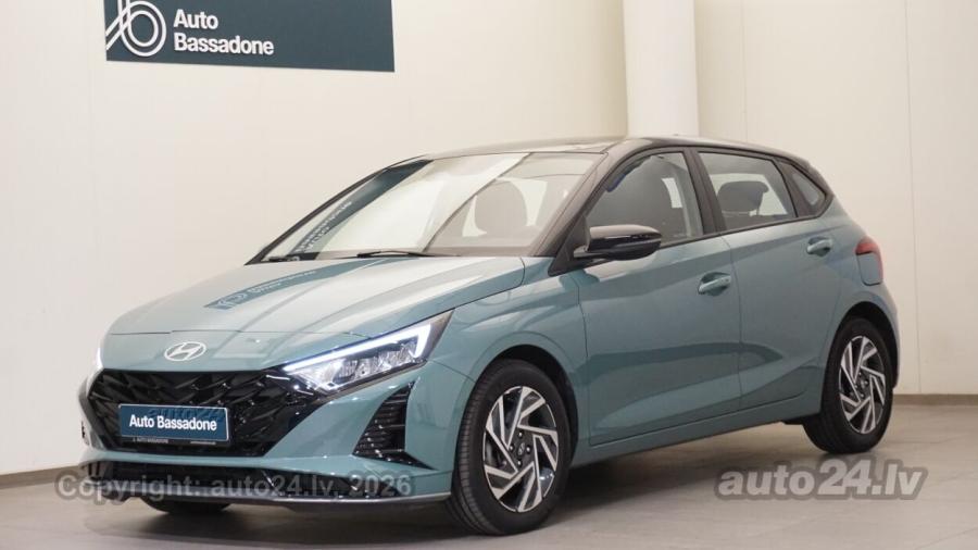 Hyundai i20 2024 in Tallinn, with an engine capacity of 1.00 L and mileage of 14 thousand km for 19900 €, photo 1 on AUTOMOTO.COM.LV