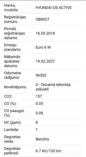 Оранжевый Хендай и20 2018 в Рига, объемом двигателя 1.40 л и пробегом 0 тыс. км за 2500 €, фото 15 на AUTOMOTO.COM.LV