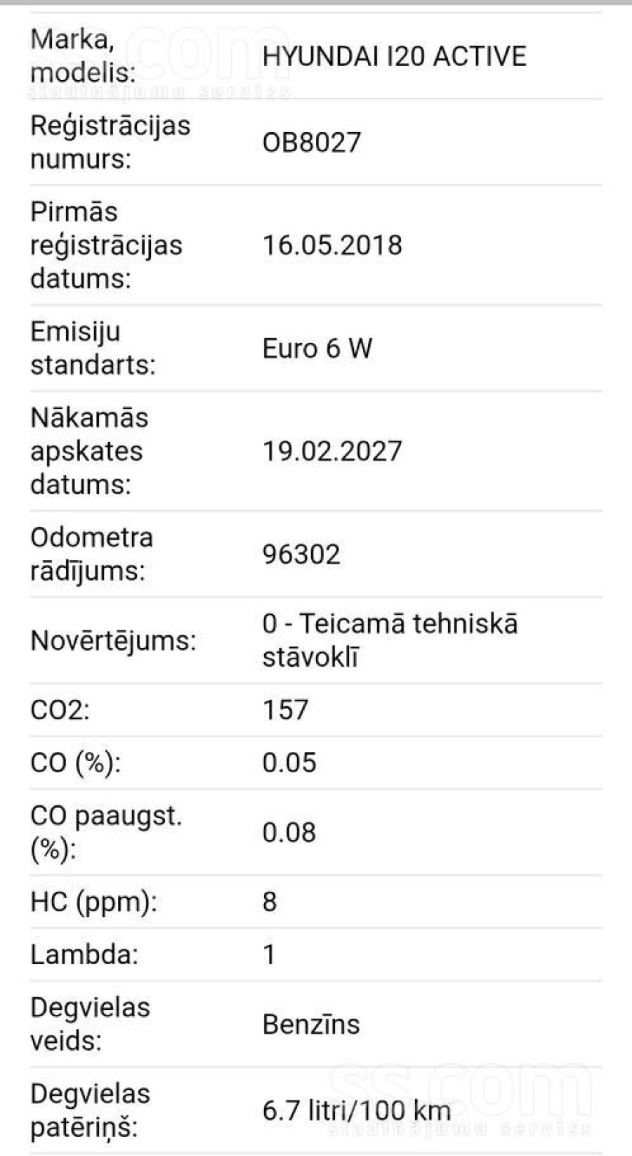 Оранжевый Хендай и20 2018 в Рига, объемом двигателя 1.40 л и пробегом 0 тыс. км за 2500 €, фото 15 на AUTOMOTO.COM.LV