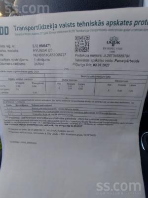 Sarkans Hyundai i20 2010 Bauska, ar dzinēja tilpumu 1.40 L un nobraukumu 248 tūkst. km par 1500 €, foto 6 vietnē AUTOMOTO.COM.LV