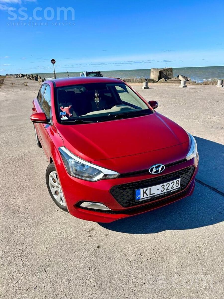 Sarkans Hyundai i20 2016 Liepāja, ar dzinēja tilpumu 1.20 L un nobraukumu 57 tūkst. km par 8000 €, foto 1 vietnē AUTOMOTO.COM.LV