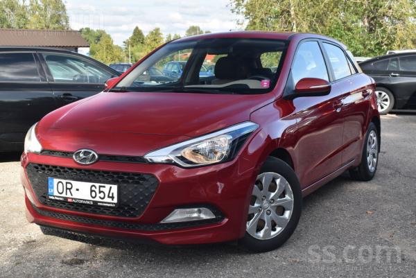 Sarkans Hyundai i20 2016 Kuldīga, ar dzinēja tilpumu 1.20 L un nobraukumu 0 tūkst. km par 6550 €, foto 1 vietnē AUTOMOTO.COM.LV