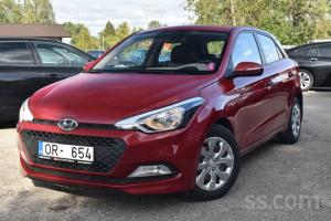 Sarkans Hyundai i20 2016 Kuldīga, ar dzinēja tilpumu 1.20 L un nobraukumu 0 tūkst. km par 6550 €, foto  vietnē AUTOMOTO.COM.LV