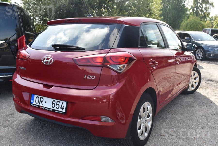 Sarkans Hyundai i20 2016 Kuldīga, ar dzinēja tilpumu 1.20 L un nobraukumu 0 tūkst. km par 6550 €, foto 3 vietnē AUTOMOTO.COM.LV