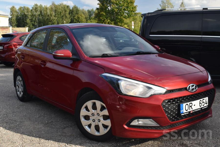 Sarkans Hyundai i20 2016 Kuldīga, ar dzinēja tilpumu 1.20 L un nobraukumu 0 tūkst. km par 6550 €, foto 5 vietnē AUTOMOTO.COM.LV