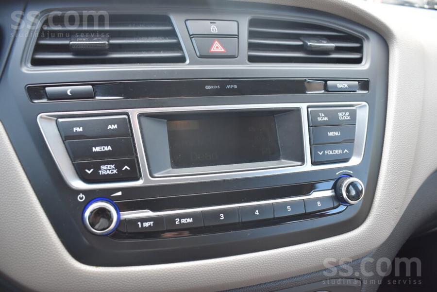 Sarkans Hyundai i20 2016 Kuldīga, ar dzinēja tilpumu 1.20 L un nobraukumu 0 tūkst. km par 6550 €, foto 13 vietnē AUTOMOTO.COM.LV