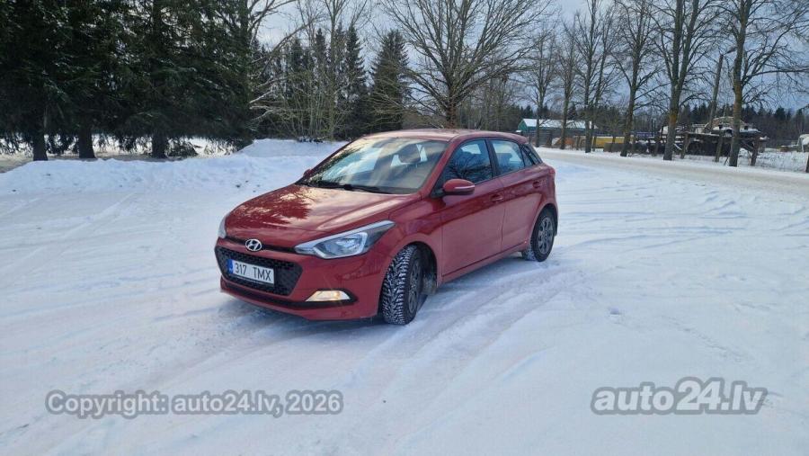 Sarkans Hyundai i20 2017 Viljandi, ar dzinēja tilpumu 1.20 L un nobraukumu 76 tūkst. km par 7600 €, foto 7 vietnē AUTOMOTO.COM.LV