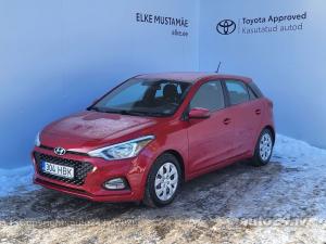 Sarkans Hyundai i20 2019 Tallina, ar dzinēja tilpumu 1.00 L un nobraukumu 19 tūkst. km par 10995 €, foto  vietnē AUTOMOTO.COM.LV