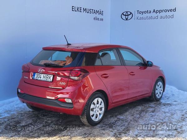 Sarkans Hyundai i20 2019 Tallina, ar dzinēja tilpumu 1.00 L un nobraukumu 19 tūkst. km par 10995 €, foto 2 vietnē AUTOMOTO.COM.LV