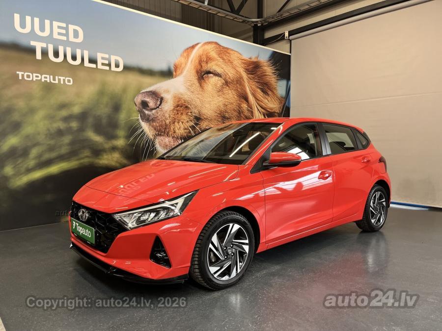 Sarkans Hyundai i20 2021 Tallina, ar dzinēja tilpumu 1.00 L un nobraukumu 39 tūkst. km par 14200 €, foto 1 vietnē AUTOMOTO.COM.LV