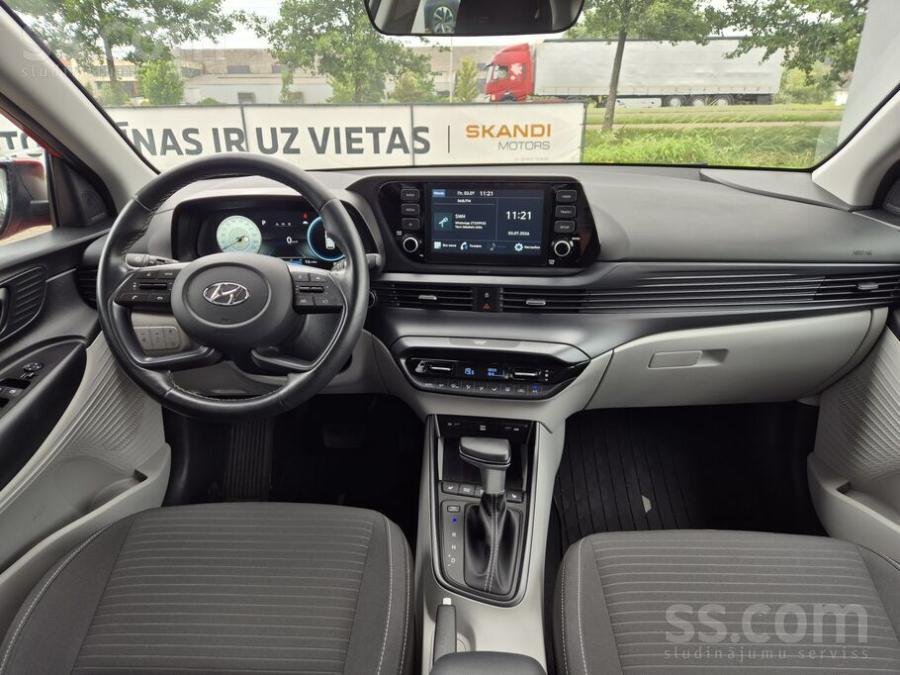 Sarkans Hyundai i20 2021 Liepāja, ar dzinēja tilpumu 1.00 L un nobraukumu 25 tūkst. km par 12990 €, foto 11 vietnē AUTOMOTO.COM.LV