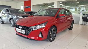 Red Hyundai i20 2022 in Kaunas, with an engine capacity of 1.00 L and mileage of 146 thousand km for 9945 €, photo  on AUTOMOTO.COM.LV