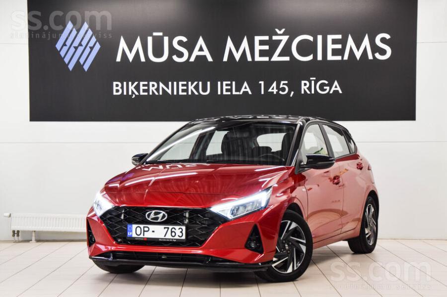 Sarkans Hyundai i20 2023 Rīga, ar dzinēja tilpumu 1.00 L un nobraukumu 55 tūkst. km par 14790 €, foto 1 vietnē AUTOMOTO.COM.LV