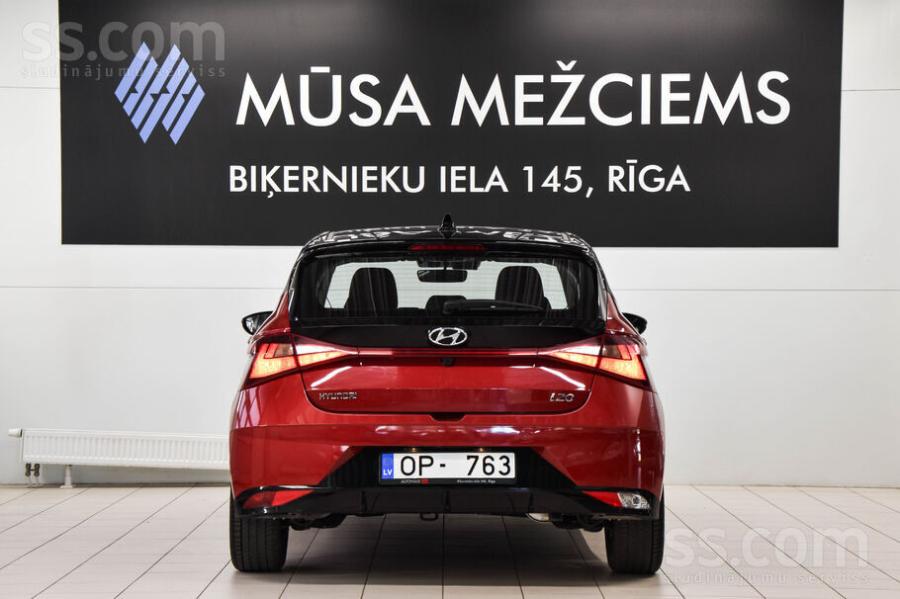 Sarkans Hyundai i20 2023 Rīga, ar dzinēja tilpumu 1.00 L un nobraukumu 55 tūkst. km par 14790 €, foto 8 vietnē AUTOMOTO.COM.LV