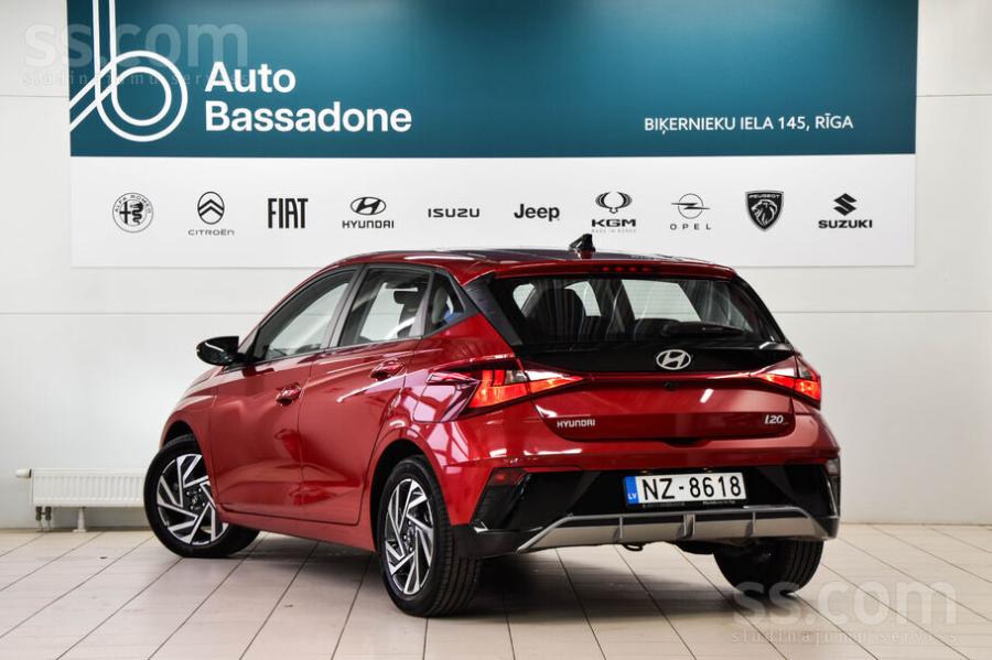 Sarkans Hyundai i20 2024 Rīga, ar dzinēja tilpumu 1.00 L un nobraukumu 4 tūkst. km par 17890 €, foto 7 vietnē AUTOMOTO.COM.LV