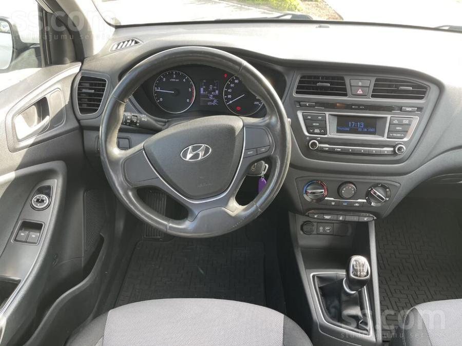 Balts Hyundai i20 2017 Rīga, ar dzinēja tilpumu 1.20 L un nobraukumu 125 tūkst. km par 5300 €, foto 9 vietnē AUTOMOTO.COM.LV