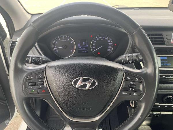 Balts Hyundai i20 2017 Viļņa, ar dzinēja tilpumu 1.25 L un nobraukumu 127 tūkst. km par 7700 €, foto 11 vietnē AUTOMOTO.COM.LV