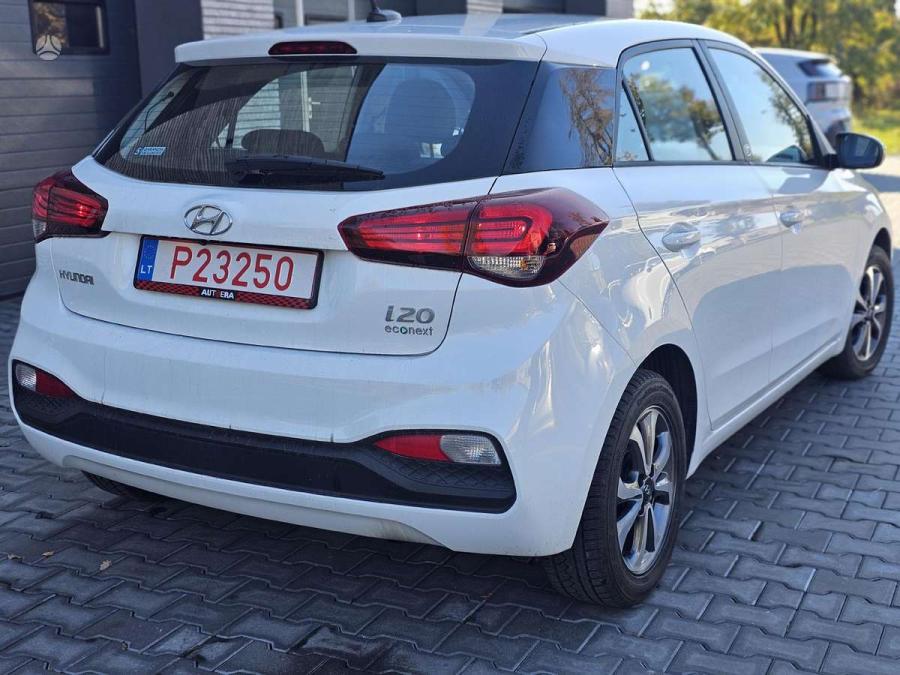 Balts Hyundai i20 2019 Kauņa, ar dzinēja tilpumu 1.25 L un nobraukumu 144 tūkst. km par 7599 €, foto 6 vietnē AUTOMOTO.COM.LV