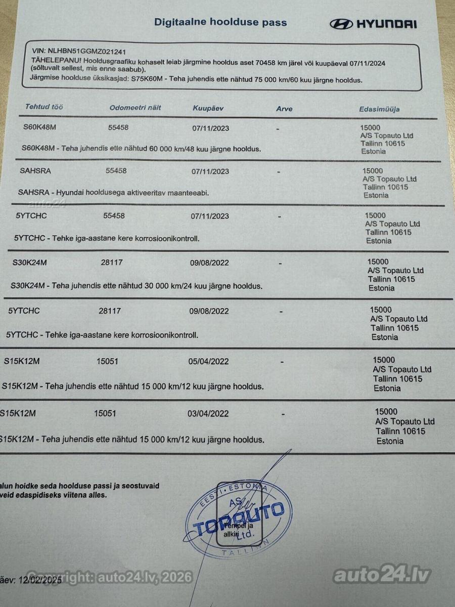Белый Хендай и20 2021 в Таллин, объемом двигателя 1.00 л и пробегом 71 тыс. км за 13990 €, фото 12 на AUTOMOTO.COM.LV