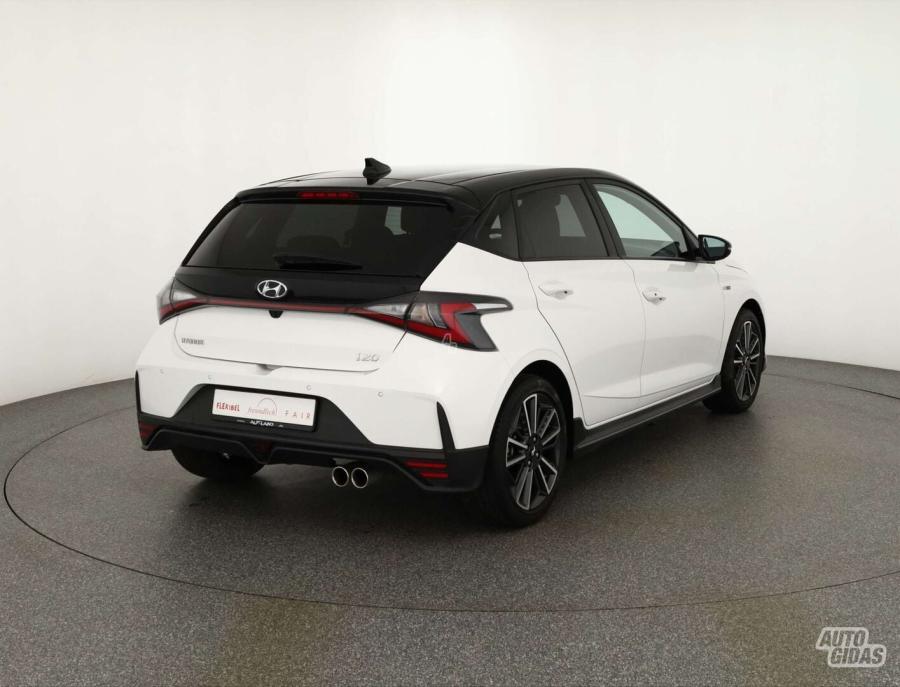 White Hyundai i20 2022 in Kaunas, with an engine capacity of 1.00 L and mileage of 47 thousand km for 22349 €, photo 5 on AUTOMOTO.COM.LV