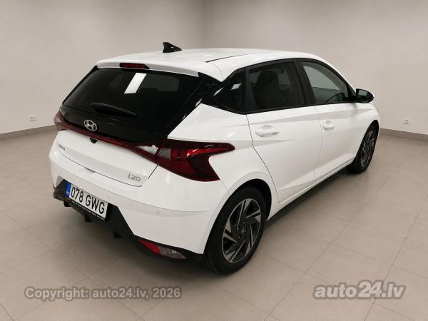 White Hyundai i20 2022 in Tartu, with an engine capacity of 1.00 L and mileage of 97 thousand km for 9978 €, photo 8 on AUTOMOTO.COM.LV