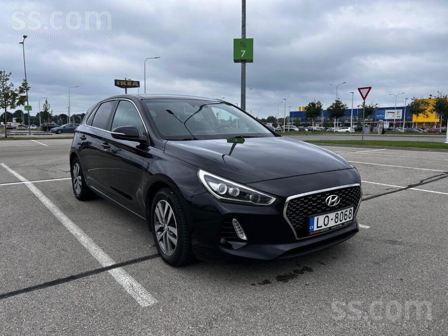 Melns Hyundai i30 2018 Rīga, ar dzinēja tilpumu 1.60 L un nobraukumu 129 tūkst. km par 9900 €, foto 1 vietnē AUTOMOTO.COM.LV