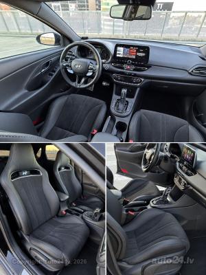 Black Hyundai i30 2023 in Tallinn, with an engine capacity of 2.00 L and mileage of 46 thousand km for 29900 €, photo 9 on AUTOMOTO.COM.LV