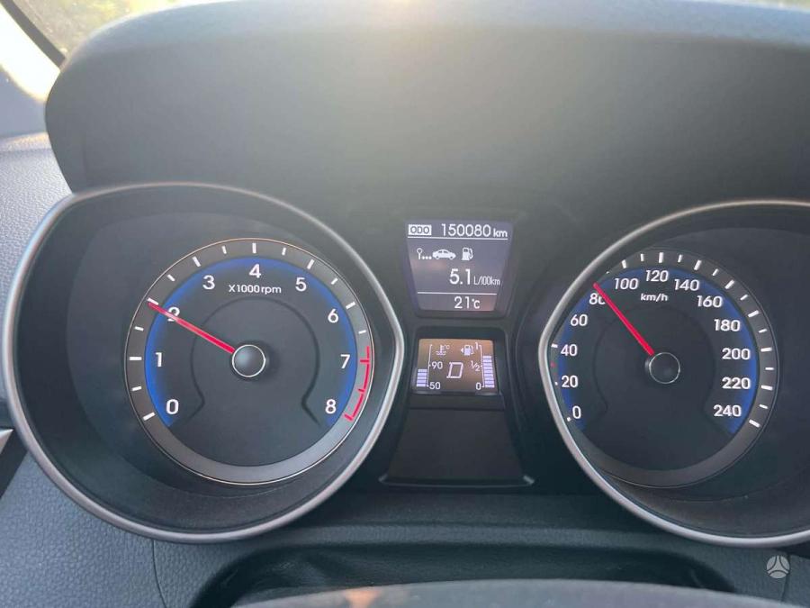 Melns Hyundai i30 2014 Kauņa, ar dzinēja tilpumu 1.59 L un nobraukumu 150 tūkst. km par 5900 €, foto 10 vietnē AUTOMOTO.COM.LV