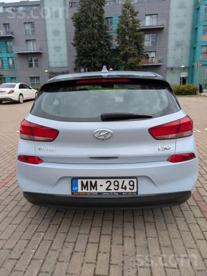 Синий Хендай i30 2020 в Рига, объемом двигателя 1.40 л и пробегом 49 тыс. км за 9990 €, фото 7 на AUTOMOTO.COM.LV
