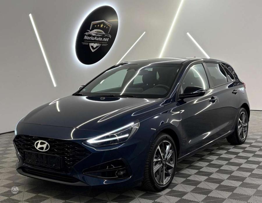 Zils Hyundai i30 2024 Marijampole, ar dzinēja tilpumu 1.00 L un nobraukumu 7 tūkst. km par 14999 €, foto 26 vietnē AUTOMOTO.COM.LV