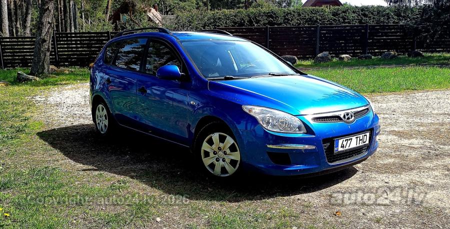 Blue Hyundai i30 2008 in Tallinn, with an engine capacity of 1.60 L and mileage of 253 thousand km for 3100 €, photo 1 on AUTOMOTO.COM.LV
