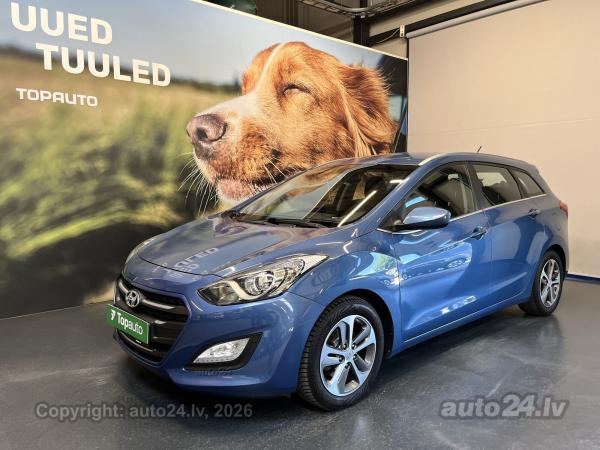 Blue Hyundai i30 2016 in Tallinn, with an engine capacity of 1.60 L and mileage of 169 thousand km for 7900 €, photo 1 on AUTOMOTO.COM.LV