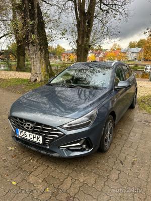 Blue Hyundai i30 2022 in Tallinn, with an engine capacity of 1.50 L and mileage of 100 thousand km for 15500 €, photo 1 on AUTOMOTO.COM.LV