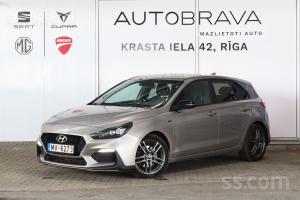 Brown Hyundai i30 2021 in Riga, with an engine capacity of 1.40 L and mileage of 92 thousand km for 12990 €, photo  on AUTOMOTO.COM.LV