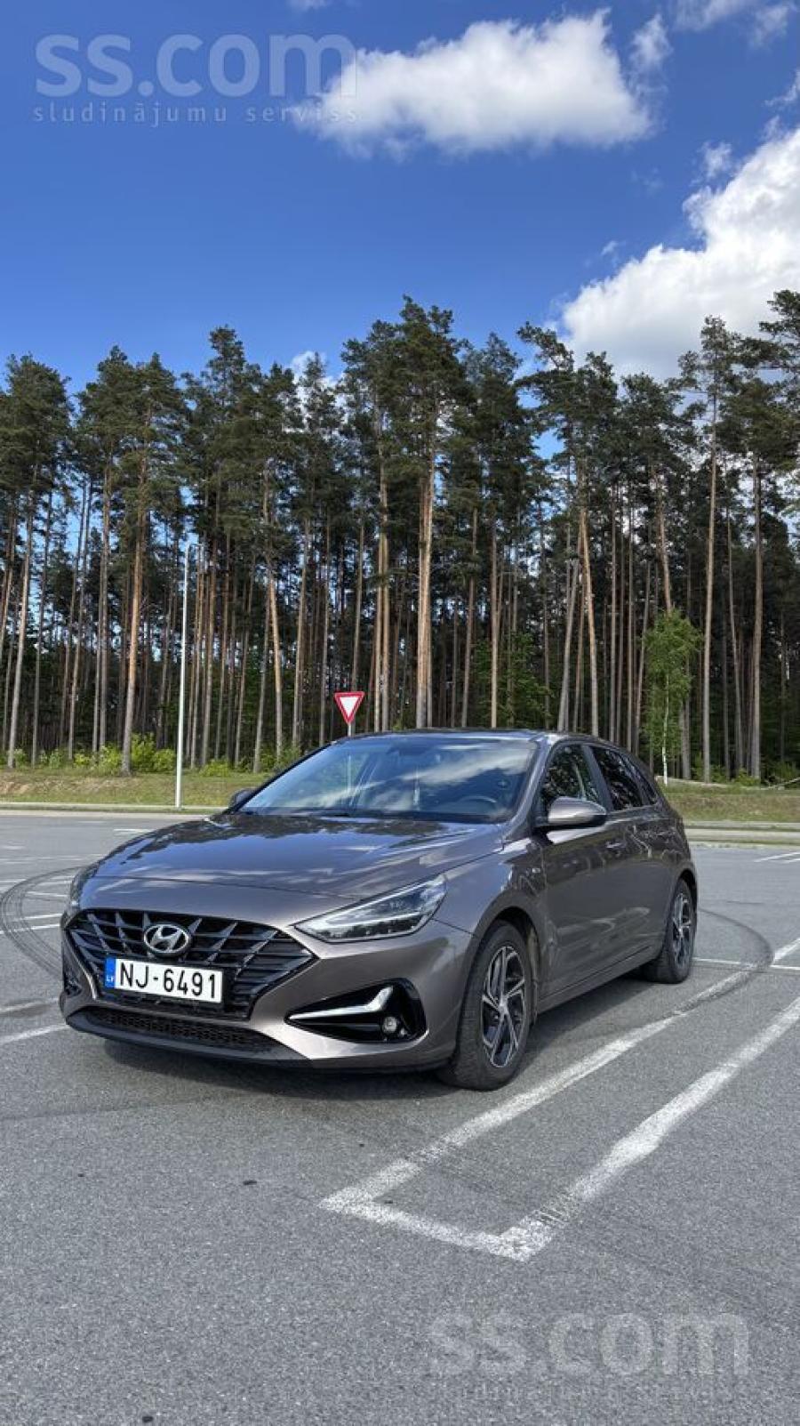 Коричневый Хендай i30 2022 в Рига, объемом двигателя 1.00 л и пробегом 38 тыс. км за 14500 €, фото 4 на AUTOMOTO.COM.LV